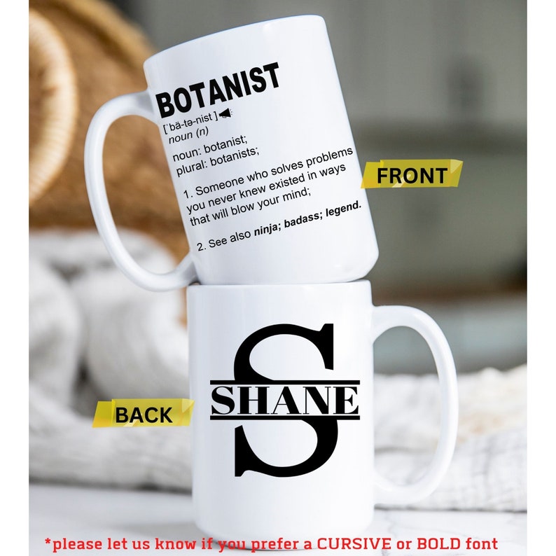 Funny Botanist Gift Mug for Women and Men for Birthday - Etsy