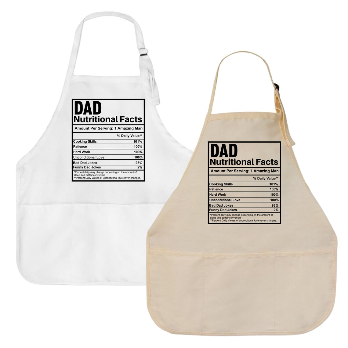 Dad Apron With Pockets Daddy Apron for Cooking Baking BBQ Funny Apron ...
