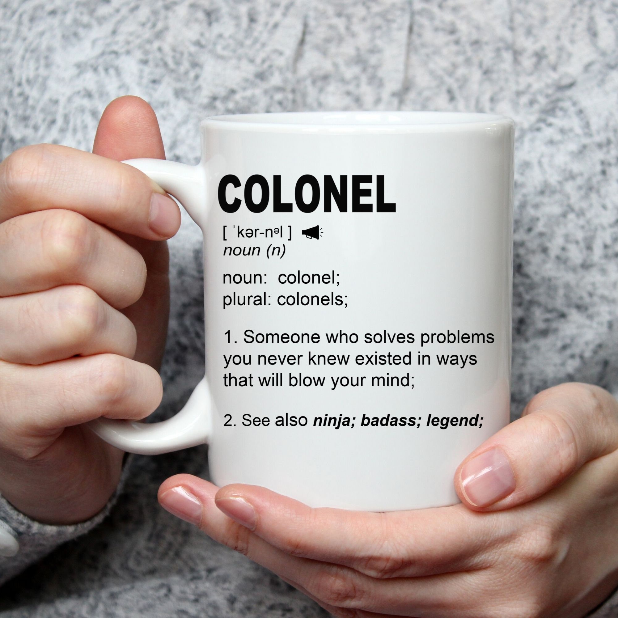 Funny Colonel Gift Mug for Women and Men for Birthday - Etsy