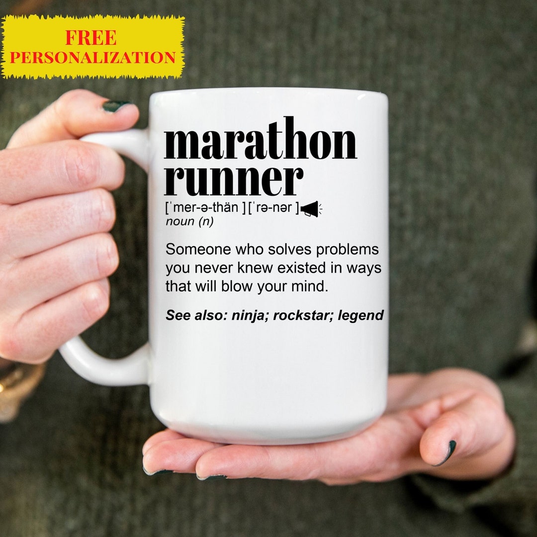 Best Marathon Runner Gift Mug for Women and Men, for Christmas ...
