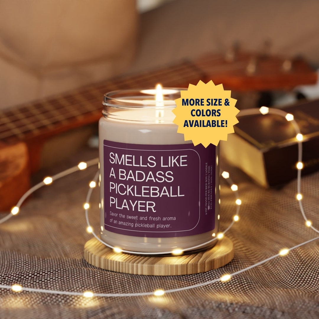 Pickleball Candle Gift for Pickleball Player Smells Like Funny ...