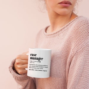 Funny Case Manager Gift Mug for Women and Men for Birthday | Etsy