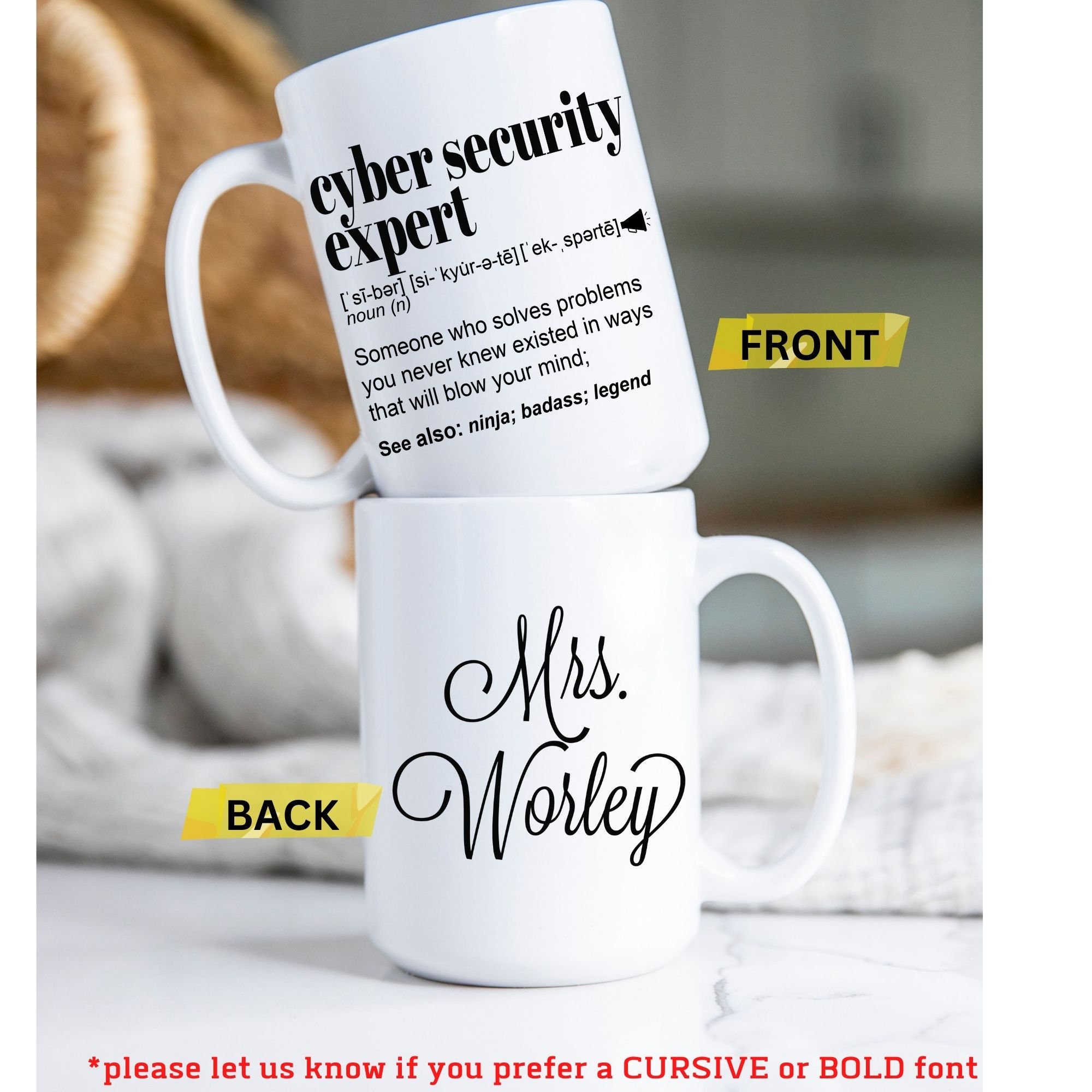 Gifts for Cyber Security Expert Professionals L for Birthday - Etsy UK