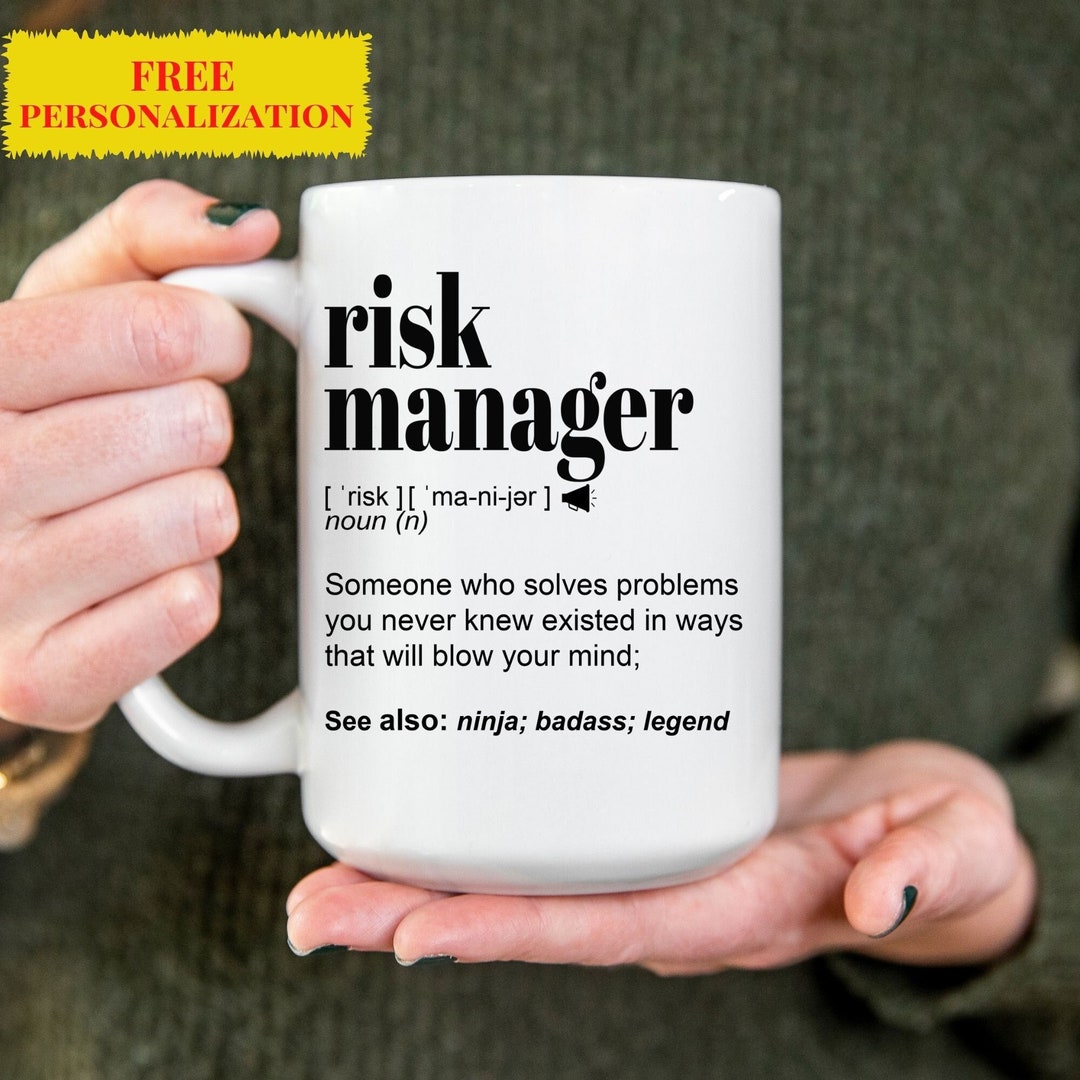 Funny Risk Manager Gift Mug L for Women and Men L - Etsy