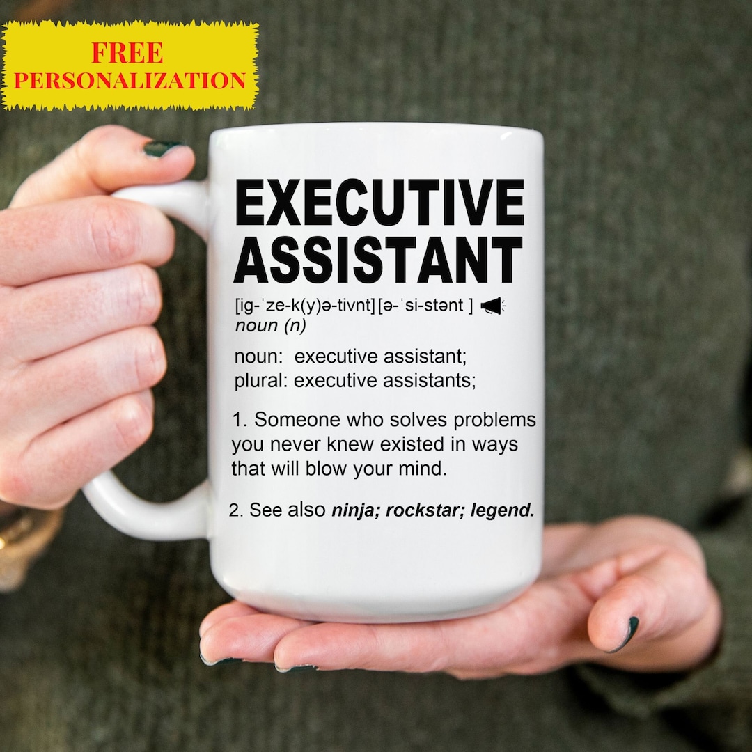 Funny Executive Assistant Gift Mug L Personalized Coffee Cup for Men ...