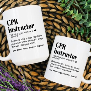 Funny CPR Instructor Gift Mug for Women and Men for Birthday - Etsy