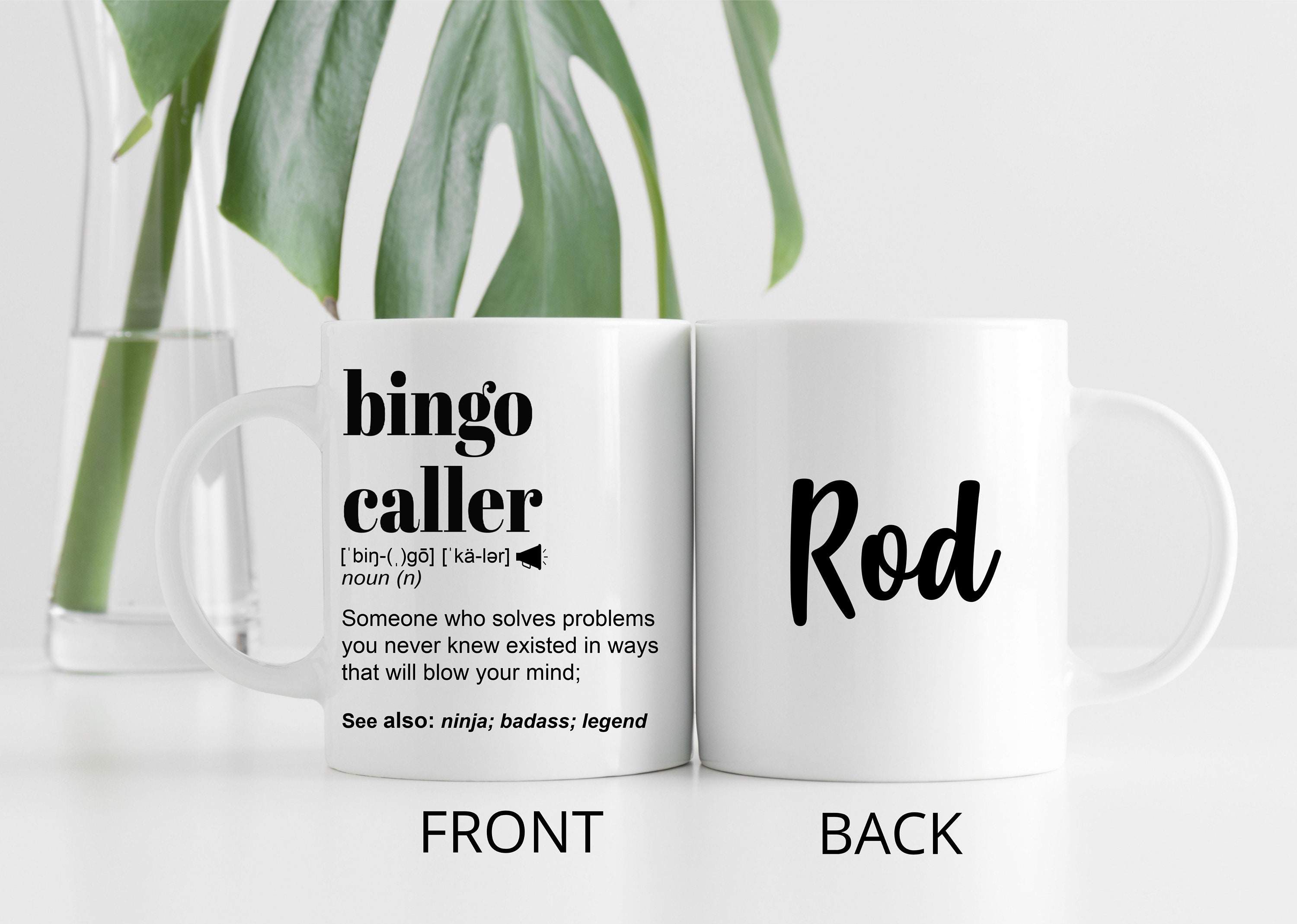 Funny BINGO CALLER Gift Mug L for Women and Men L | Etsy Australia
