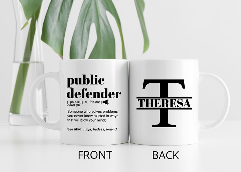 Funny PUBLIC DEFENDER Gift Mug for Men and Women l For | Etsy