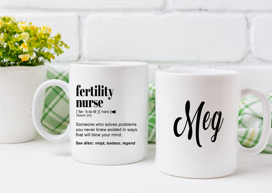Best Fertility Nurse Gift Mug For Women and Men For | Etsy
