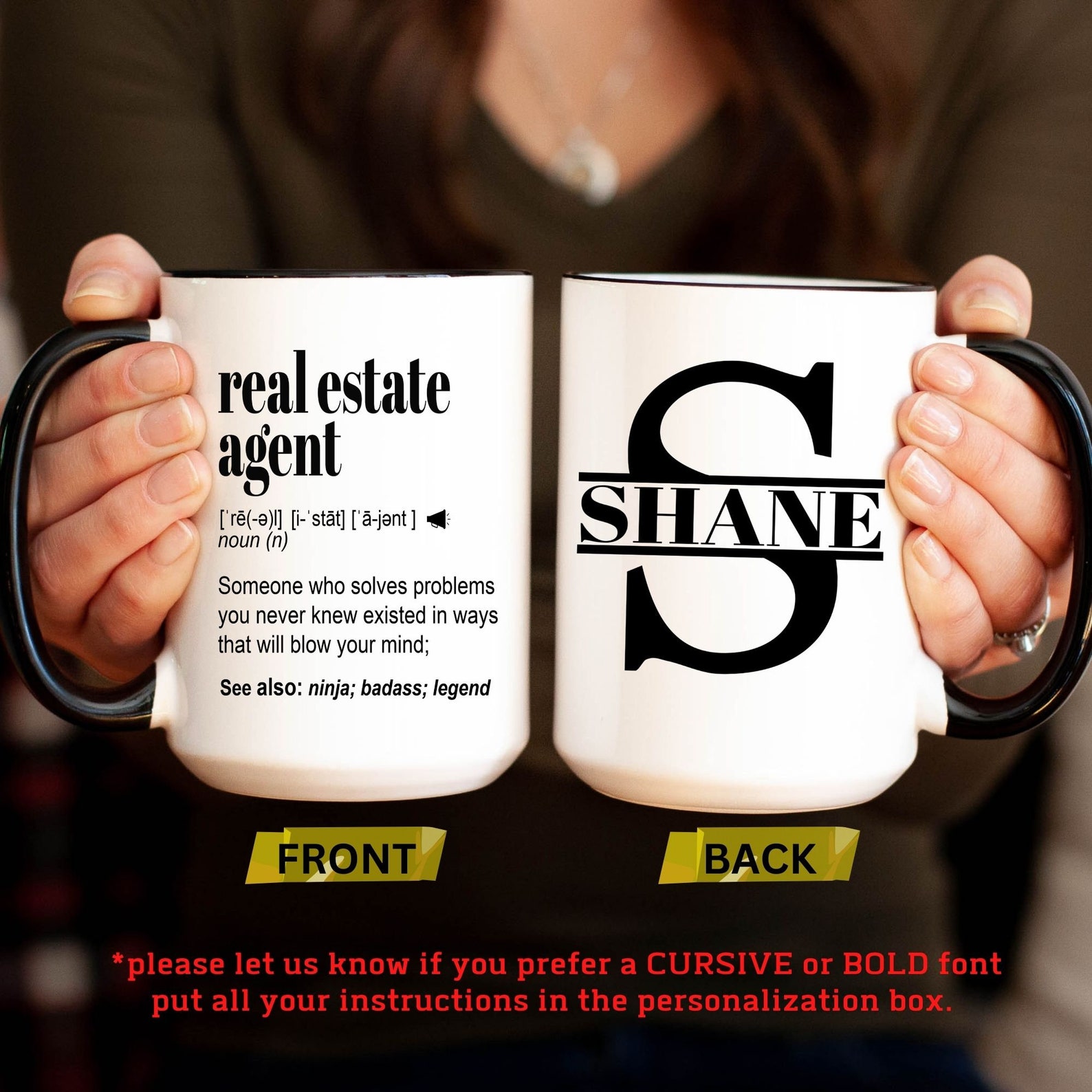 Real Estate Agent Gift Mug Fro Women and Men for Birthday - Etsy