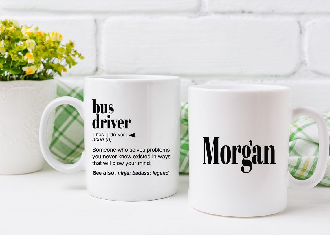 Best Bus Driver Gift Mug For Men School Bus Driver Birthday | Etsy