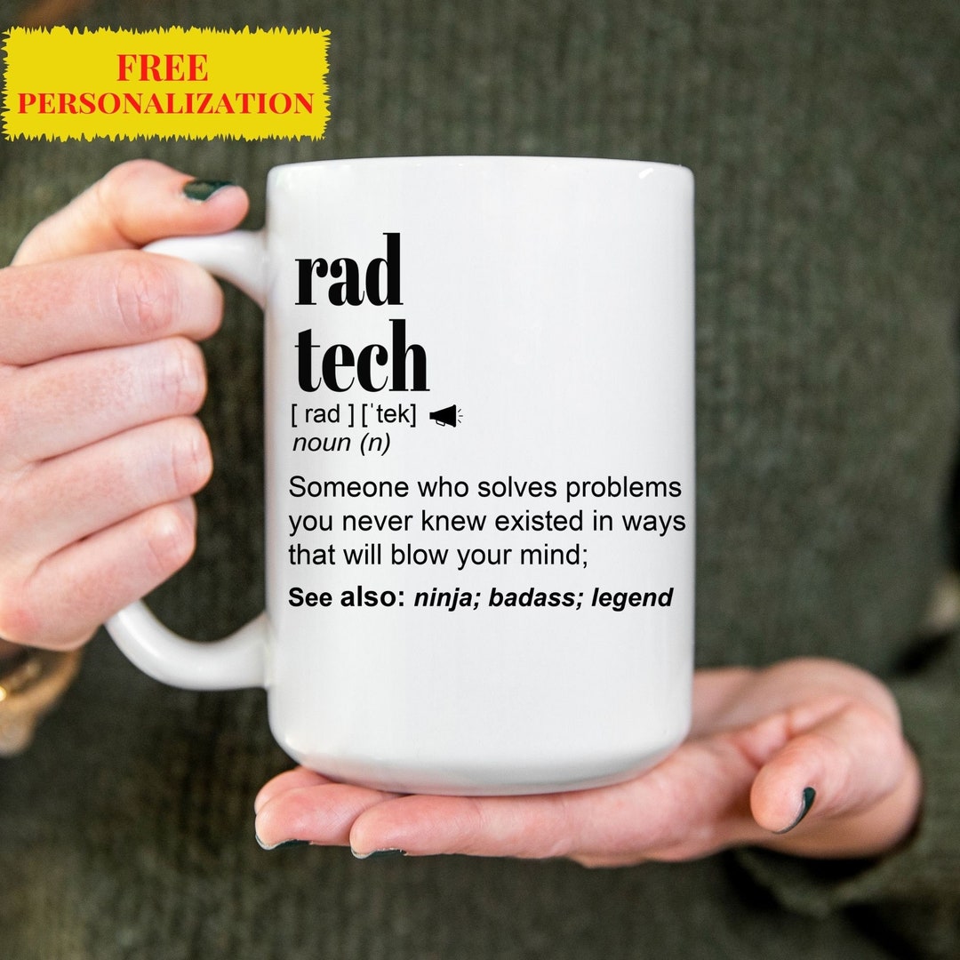 Personalized Rad Tech Gift Mug for Women and Men for - Etsy