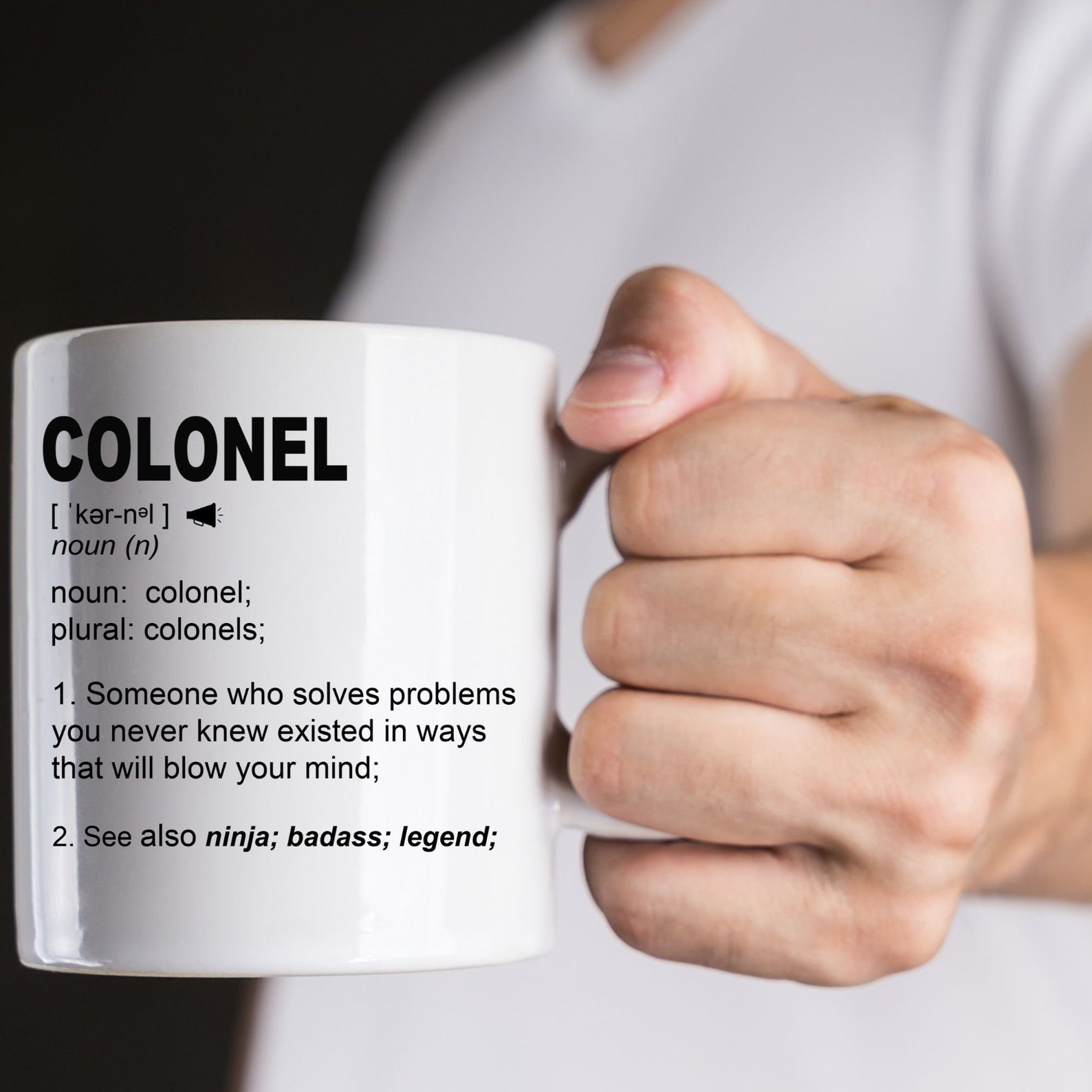 Funny Colonel Gift Mug for Women and Men for Birthday - Etsy