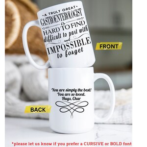 Gastroenterologist Gift Idea for Women and Men, GI Doctor Mugs L ...