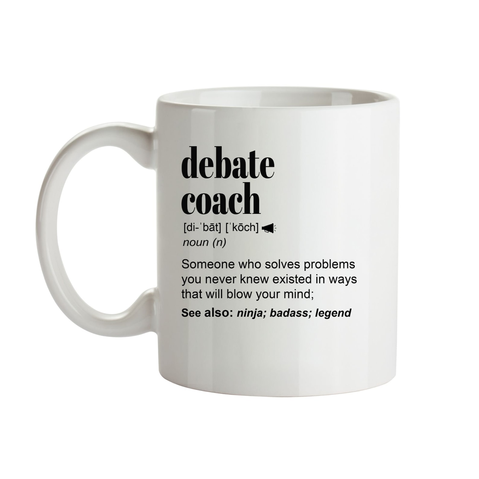 Speech and Debate Coach Gift Mug Debate Team Captain for | Etsy