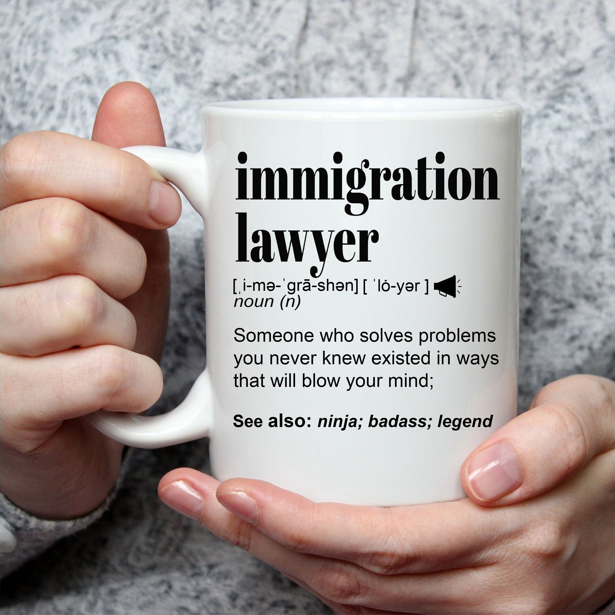 Funny IMMIGRATION LAWYER Gift Mug for Women and Men for | Etsy