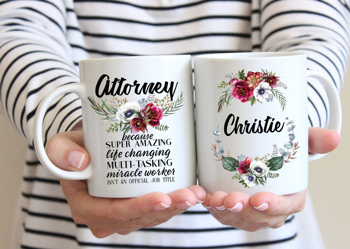 Attorney Gift Mug for Women for Lawyer Passing the Bar Exam | Etsy