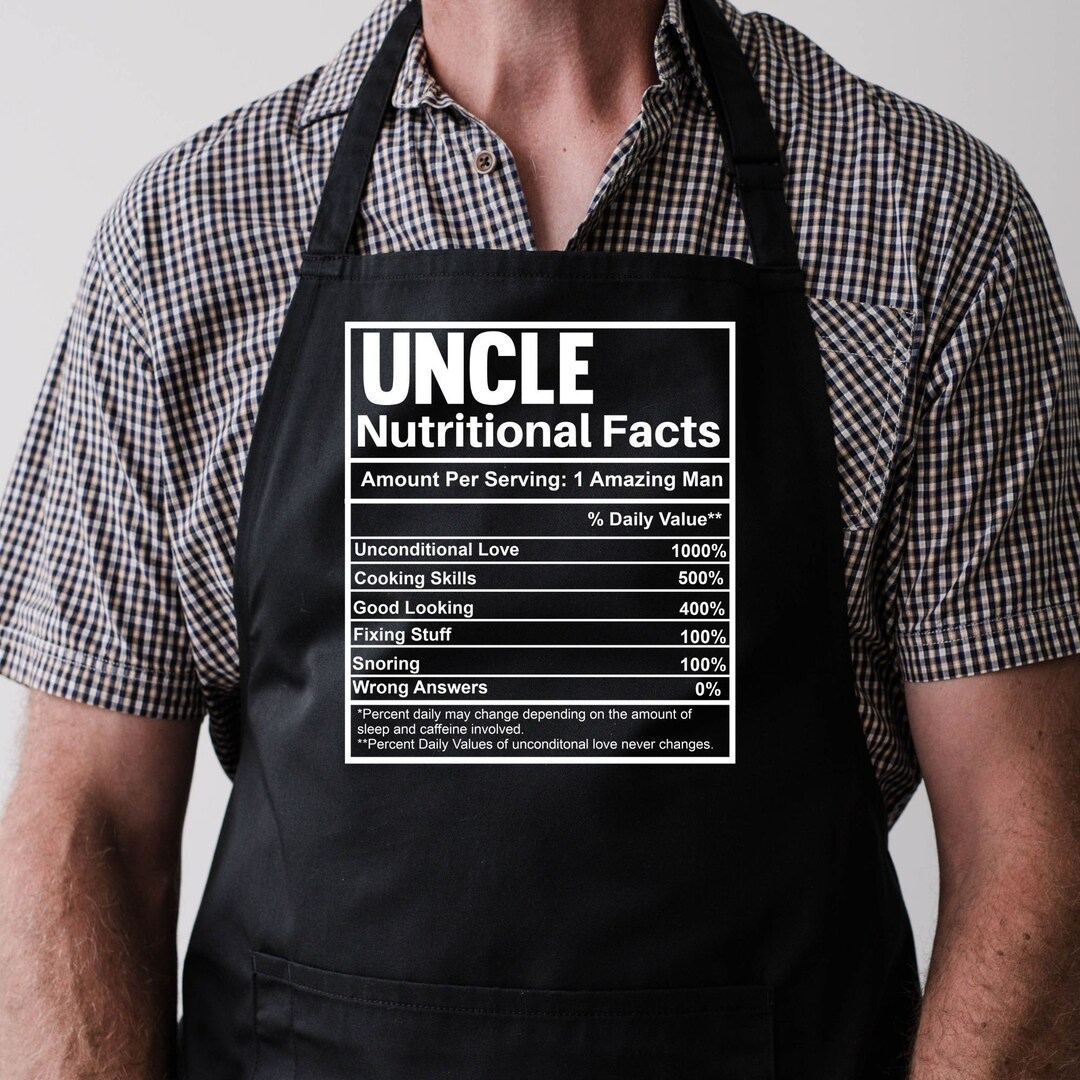 Uncle Apron With Pockets Uncle Apron for Cooking Baking BBQ Funny Apron ...