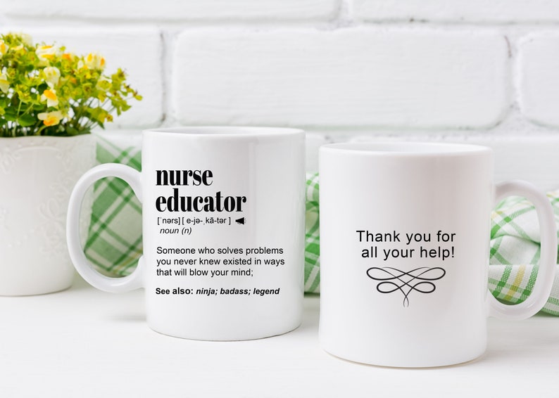 NURSE EDUCATOR Gift Mug for Men and Women L for Birthday | Etsy