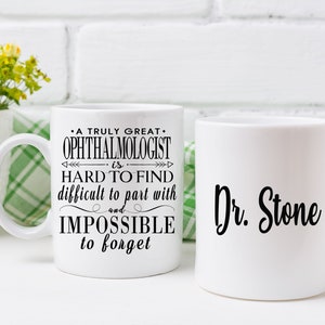 Best Ophthalmologist Eye Doctor Gift Mug for Women and Men L | Etsy