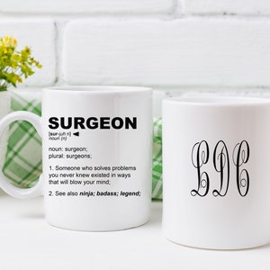 Surgeon Gift Mug Orthopedic Surgeon Medical Student Gift - Etsy
