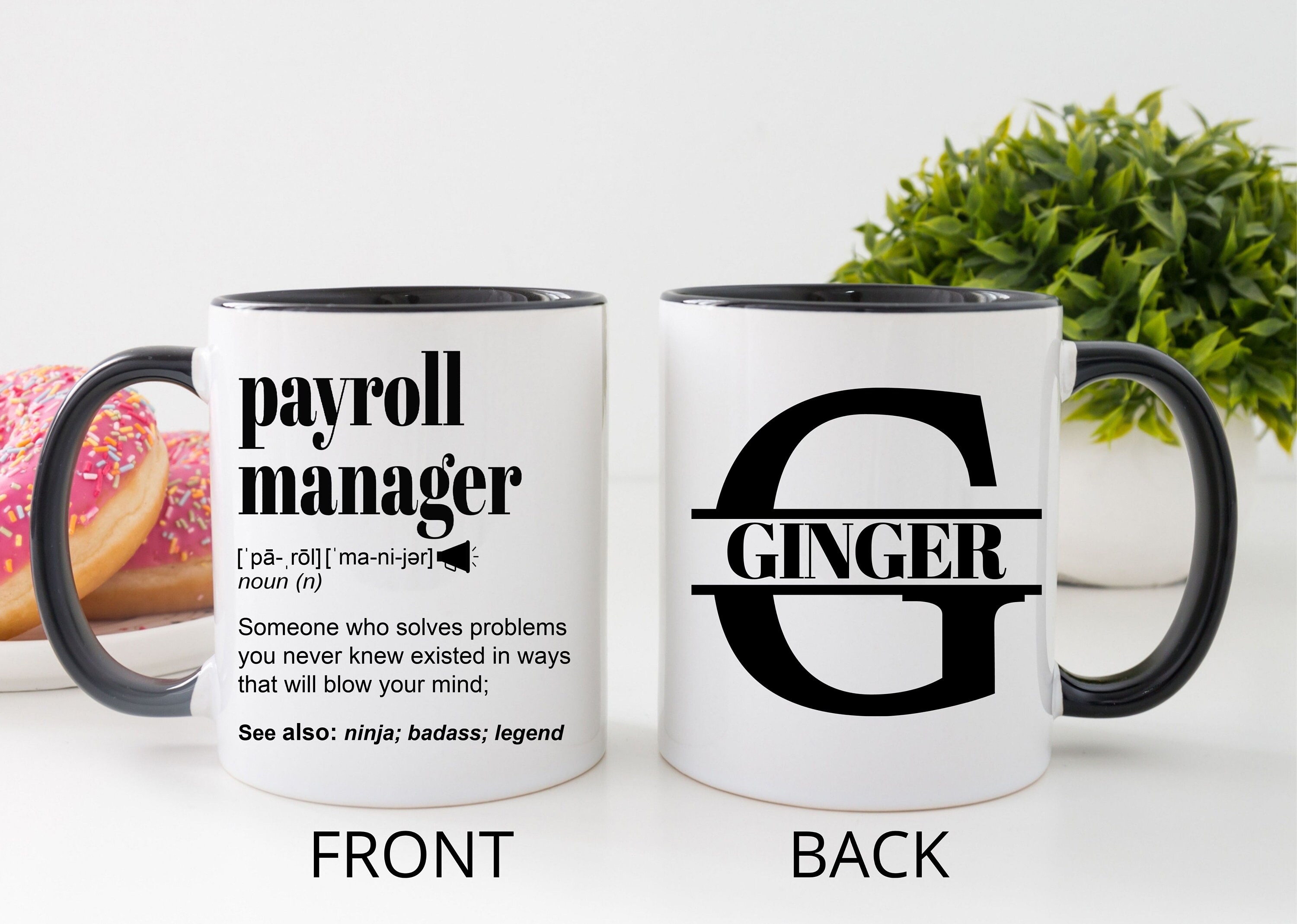 Funny Payroll Manager Gift Mug for Men and Women l For | Etsy