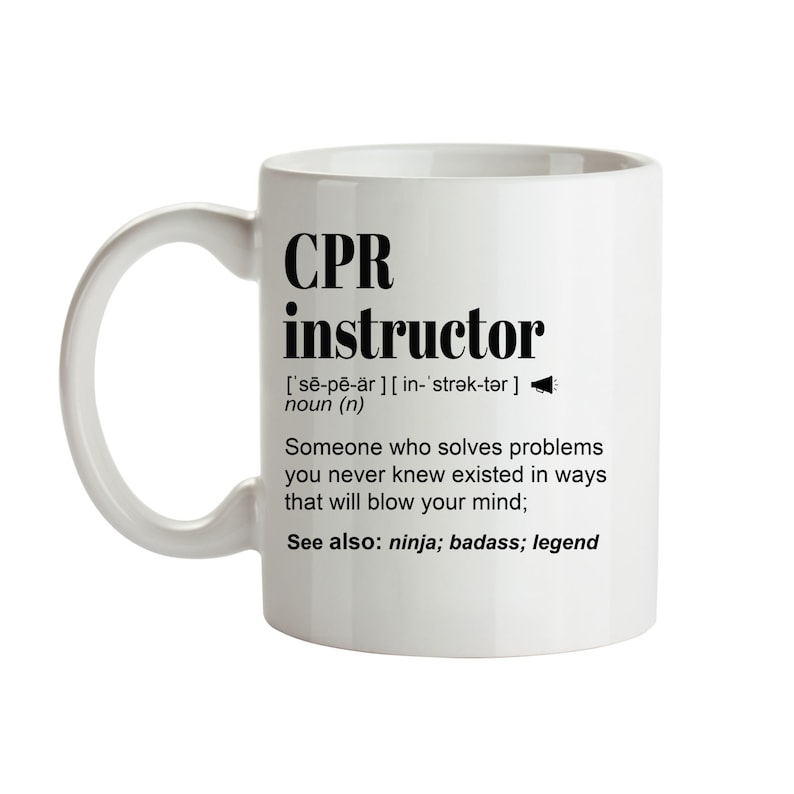 Funny CPR Instructor Gift Mug for Women and Men for Birthday - Etsy