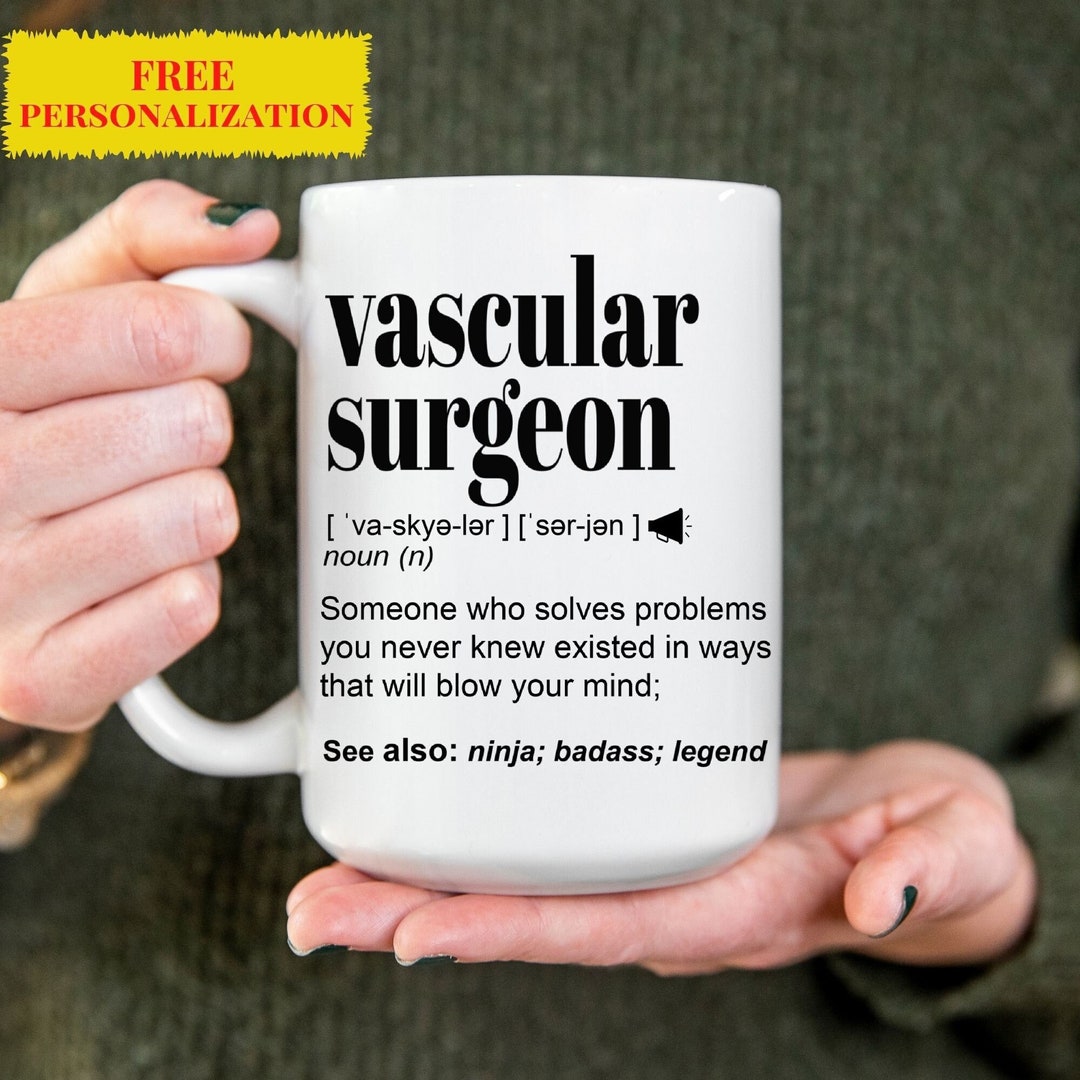Funny VASCULAR SURGEON Gift Mug for Men and Women L for - Etsy