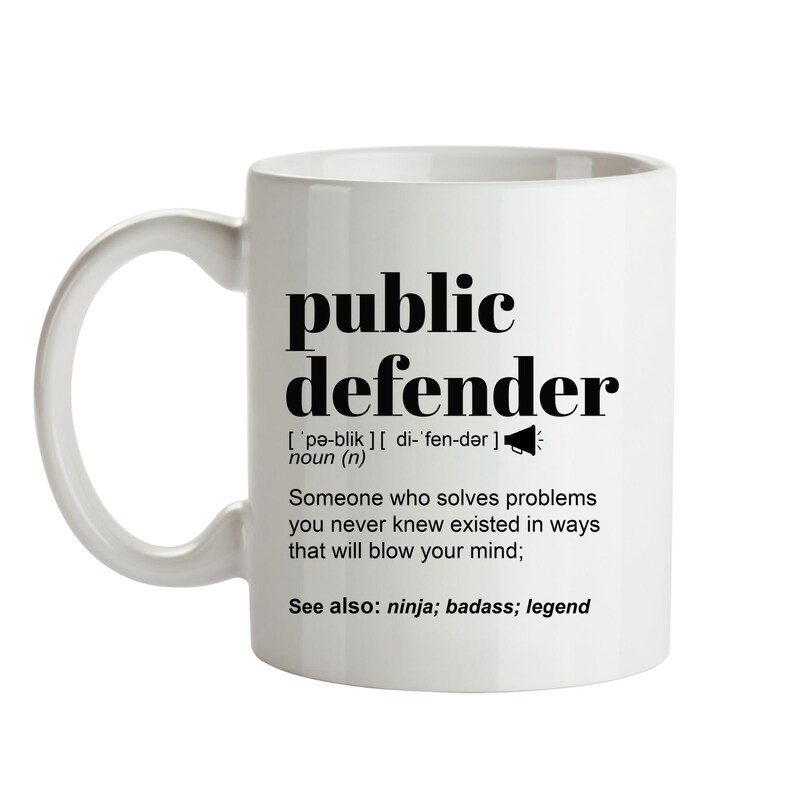 Funny PUBLIC DEFENDER Gift Mug for Men and Women l For | Etsy