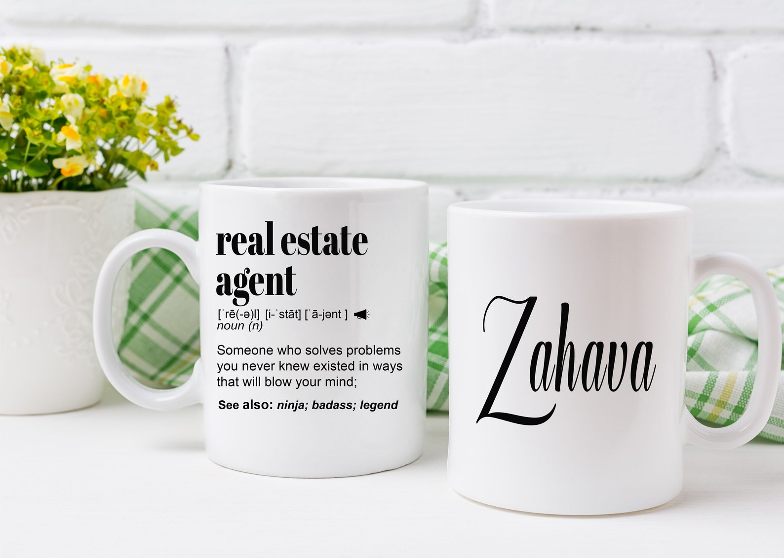 Real Estate Agent Gift Mug Fro Women and Men for Birthday | Etsy