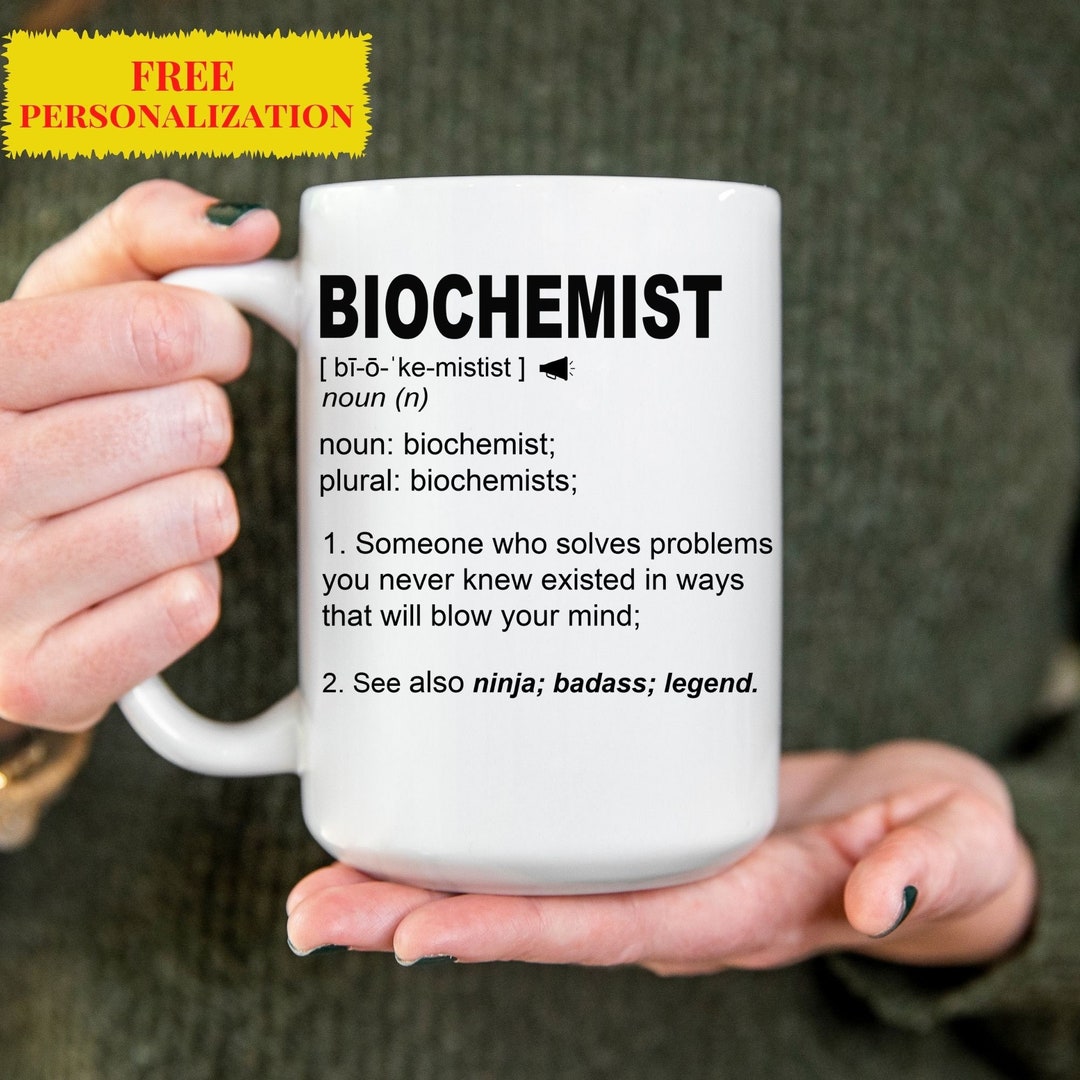Biochemist, Biochemistry Gift Mug for Women and Men, for Birthday ...