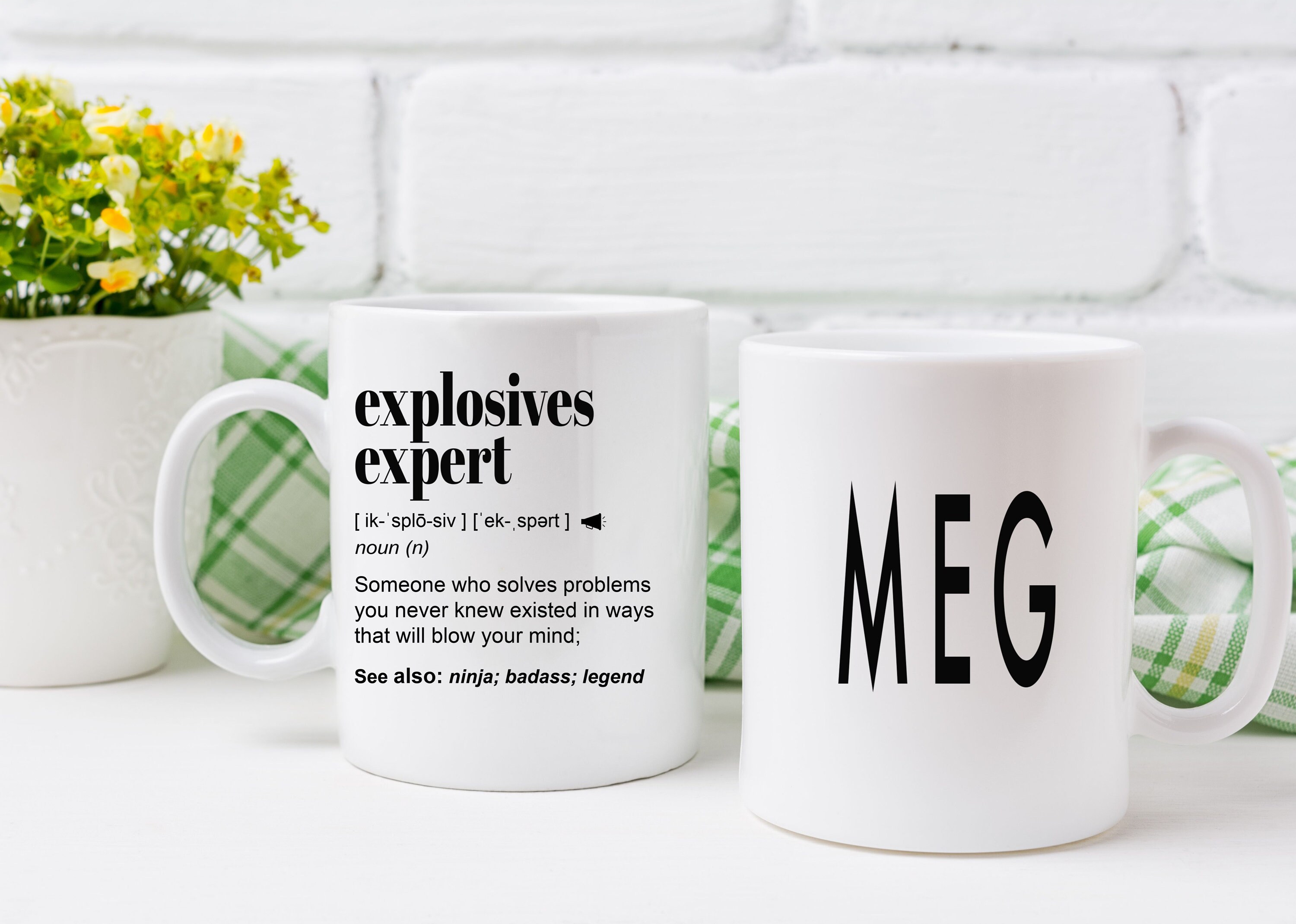 Funny Explosive Expert Gift Mug for Men for Christmas | Etsy