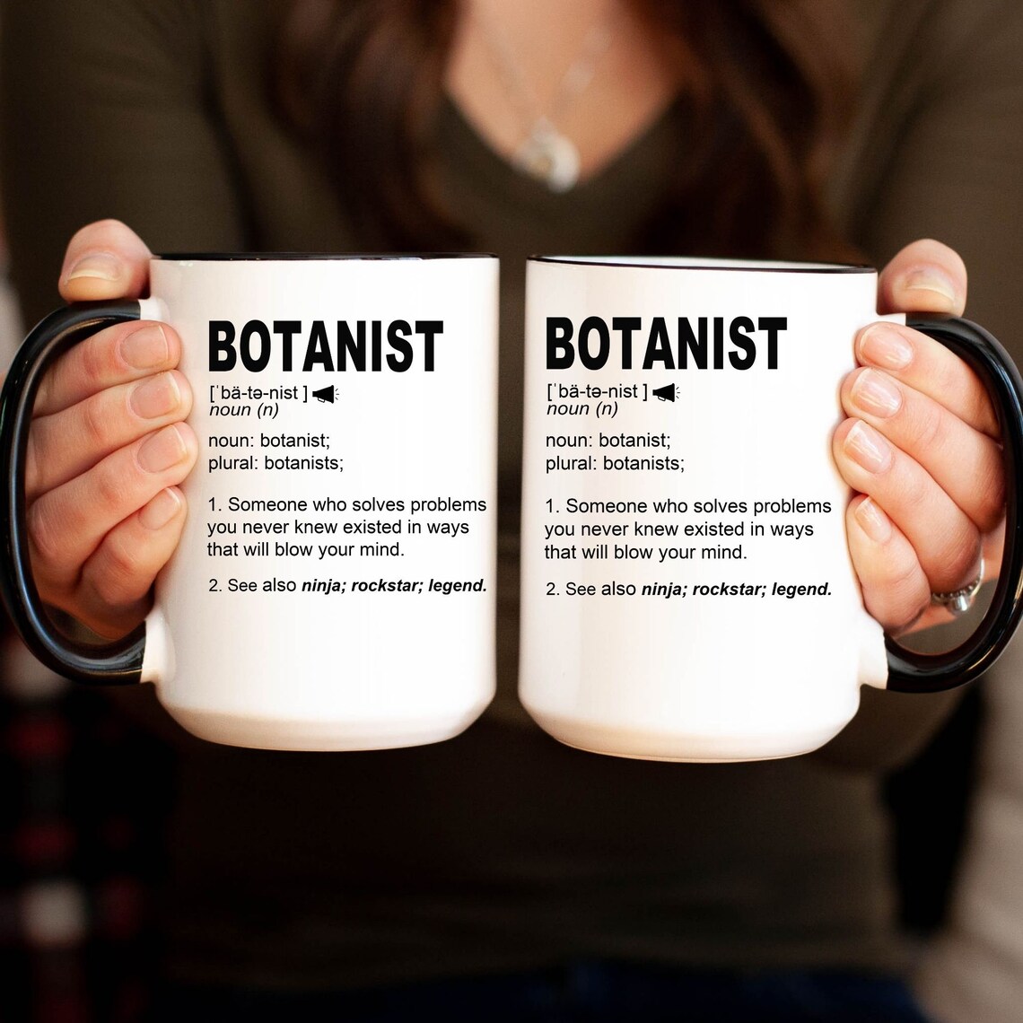 Funny Botanist Gift Mug for Women and Men, for Birthday, Appreciation ...