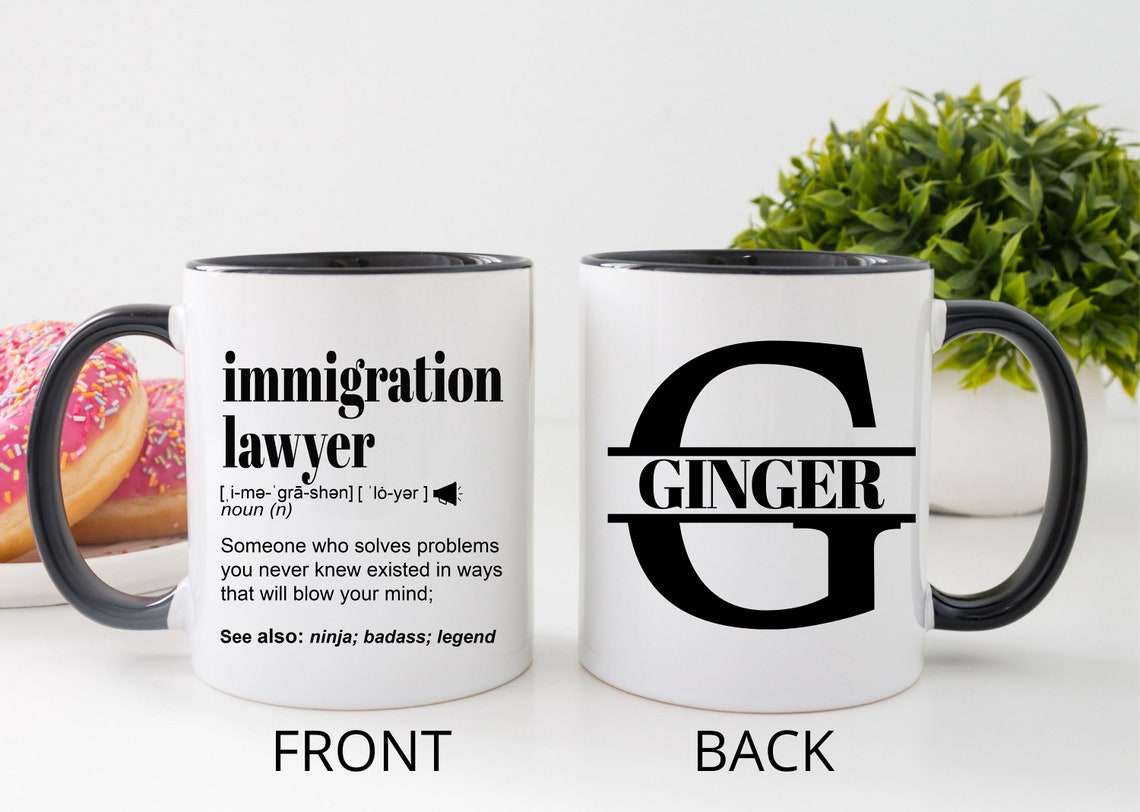 Funny IMMIGRATION LAWYER Gift Mug for Women and Men for | Etsy