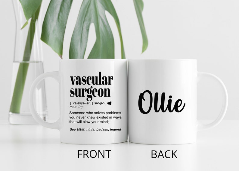 Funny VASCULAR SURGEON Gift Mug for Men and Women L for - Etsy