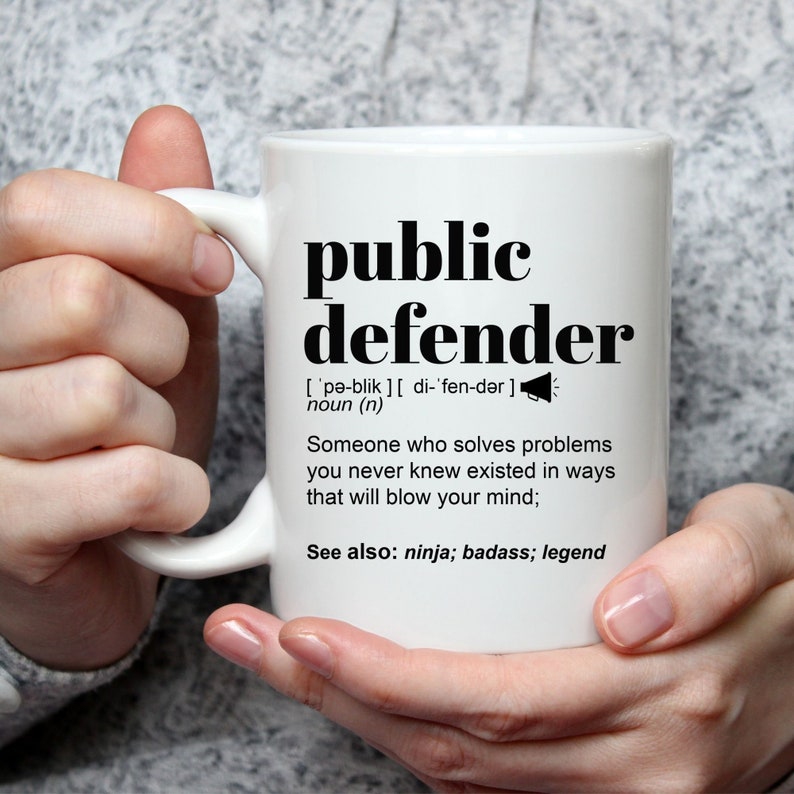 Funny PUBLIC DEFENDER Gift Mug for Men and Women l For | Etsy