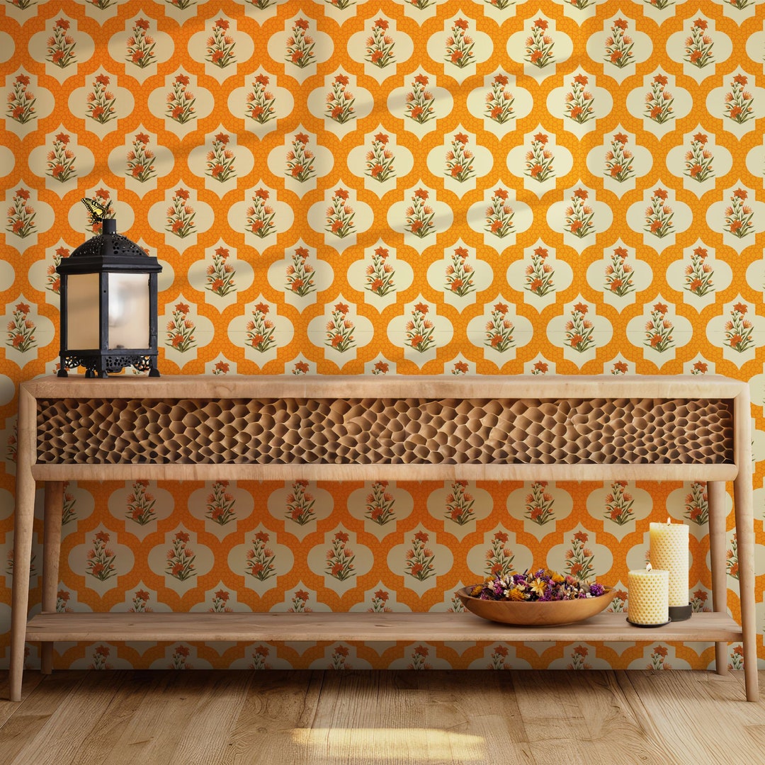 Ethnic India Collage Wallpaper for Home Decor. Mughal Theme Wall Mural ...