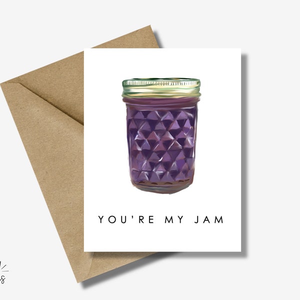 You're My Jam Card - Etsy