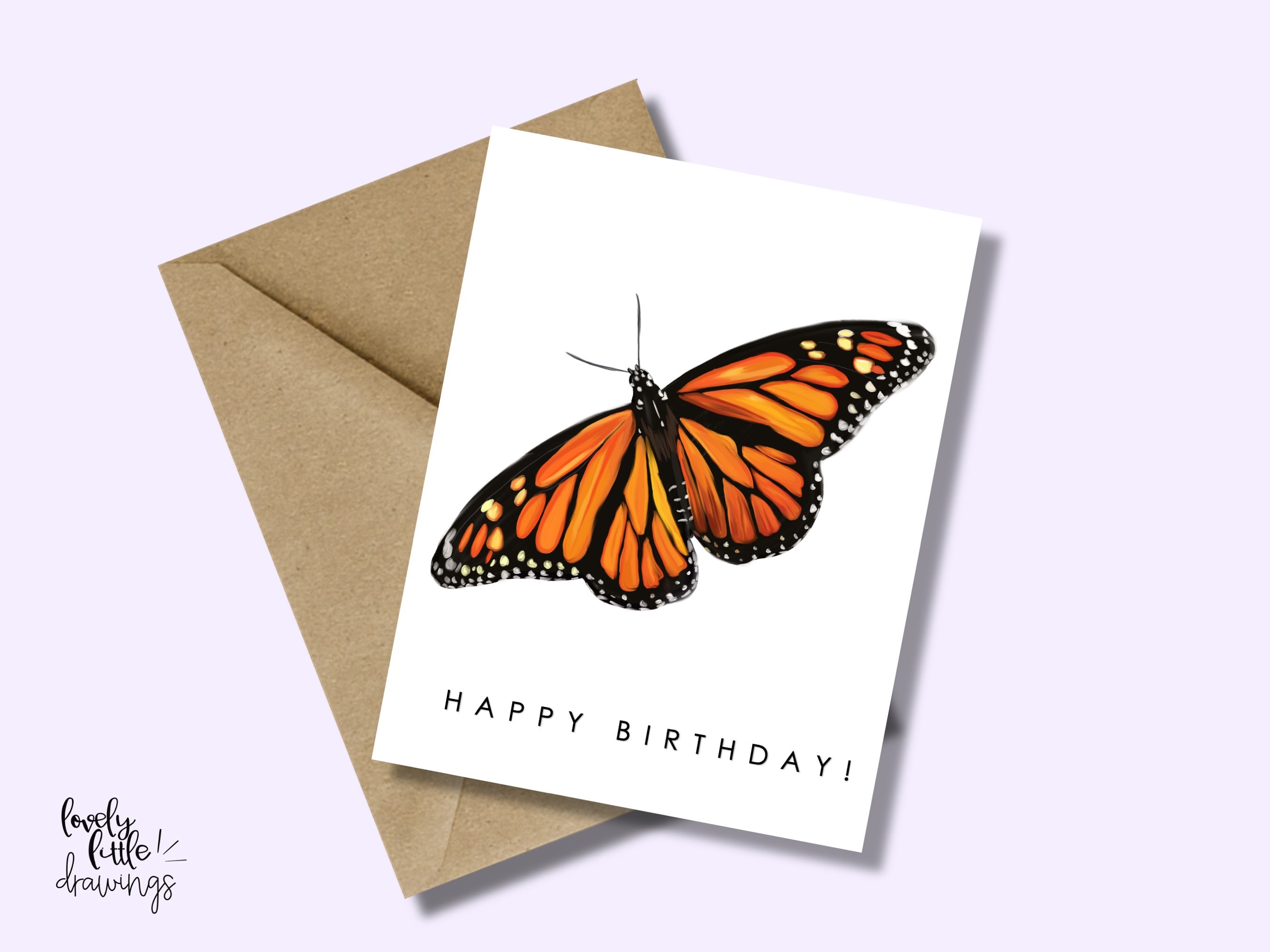 Monarch Butterfly Best Friend Birthday Card for Sweet One Birthday, 4th ...