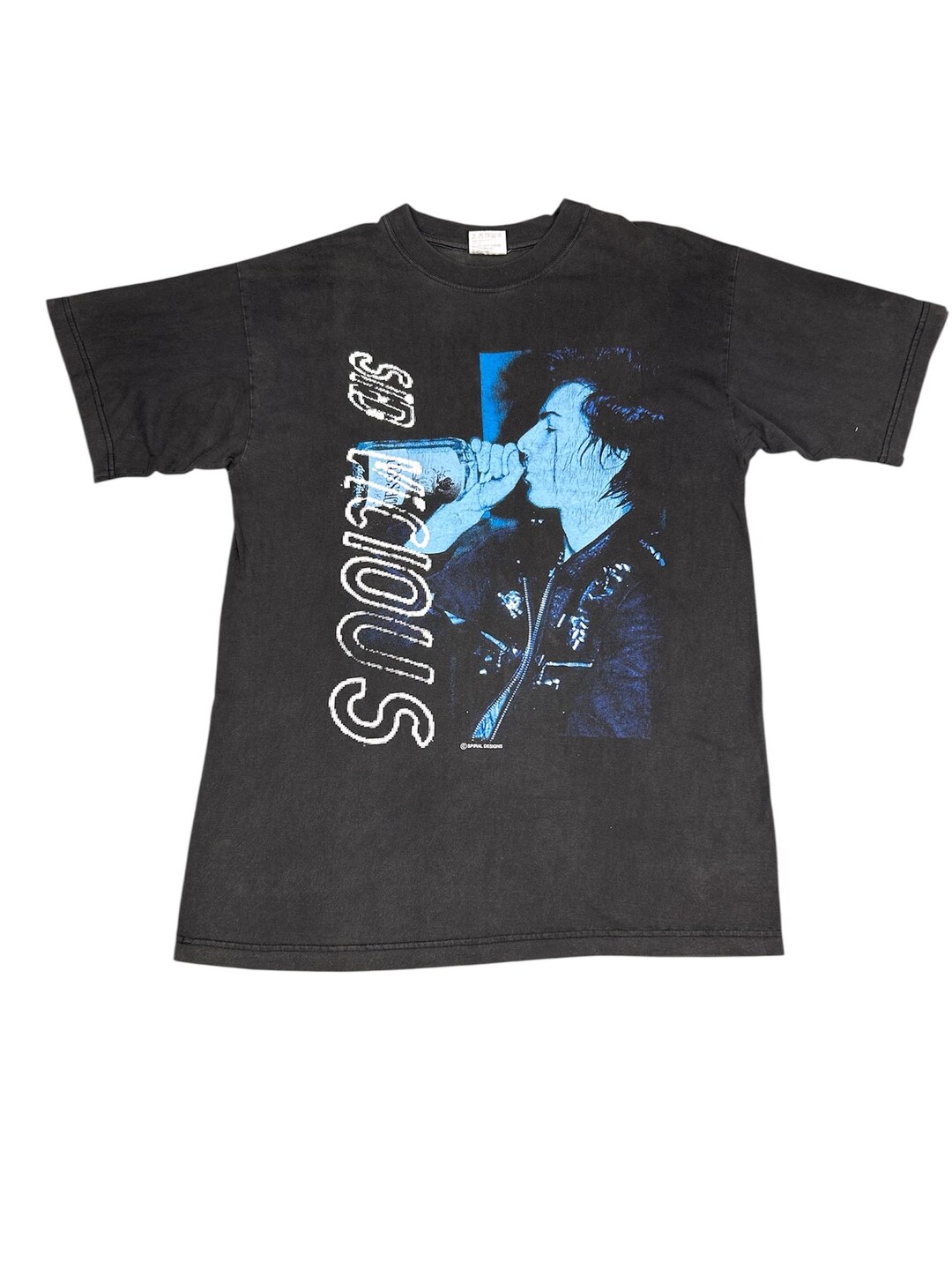 Vintage 90’s Sid Vicious Spiral Design - Etsy