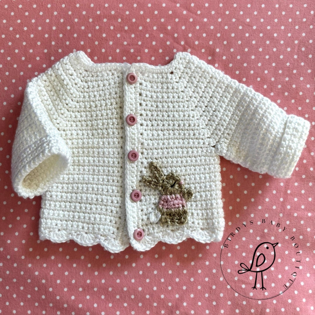 Easter Sweater, Easter Sweater for Baby, Crochet Baby Easter, Bunny ...
