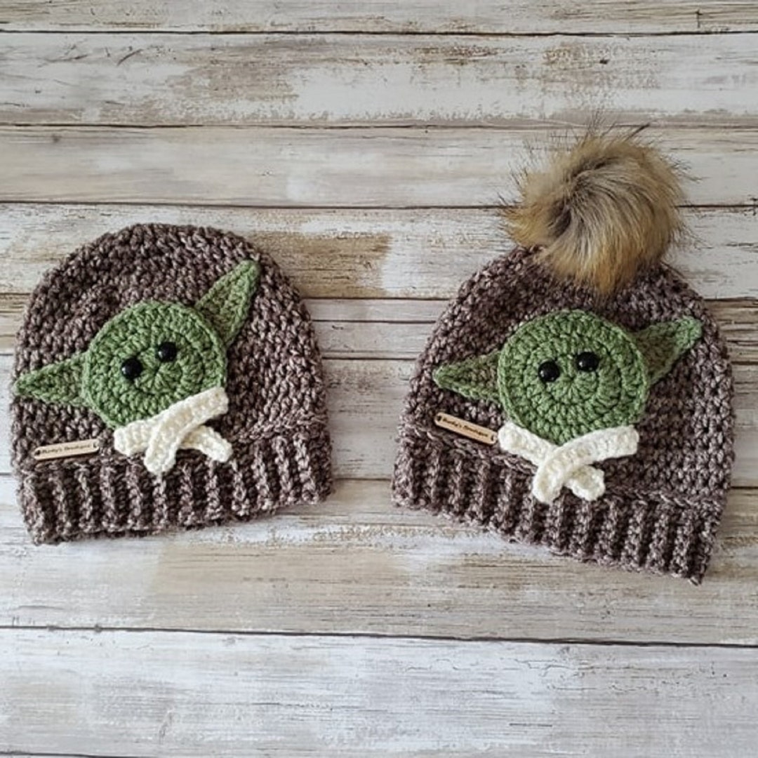 Yoda Beanie, Yoda Baby Beanie, Yoda Beanie for Baby, Star Wars, Crochet ...