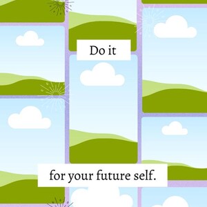 5 Inspirational Vision Board Templates - Etsy