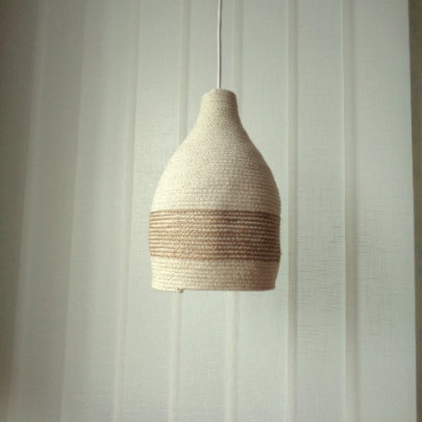 Rope Pendant Light - Etsy