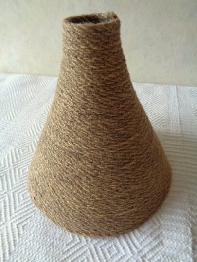 Tropical Pendant Light Rope Light Shade 8'' Small - Etsy