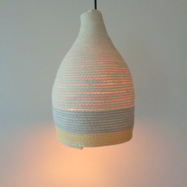 Rope Pendant Light - Etsy