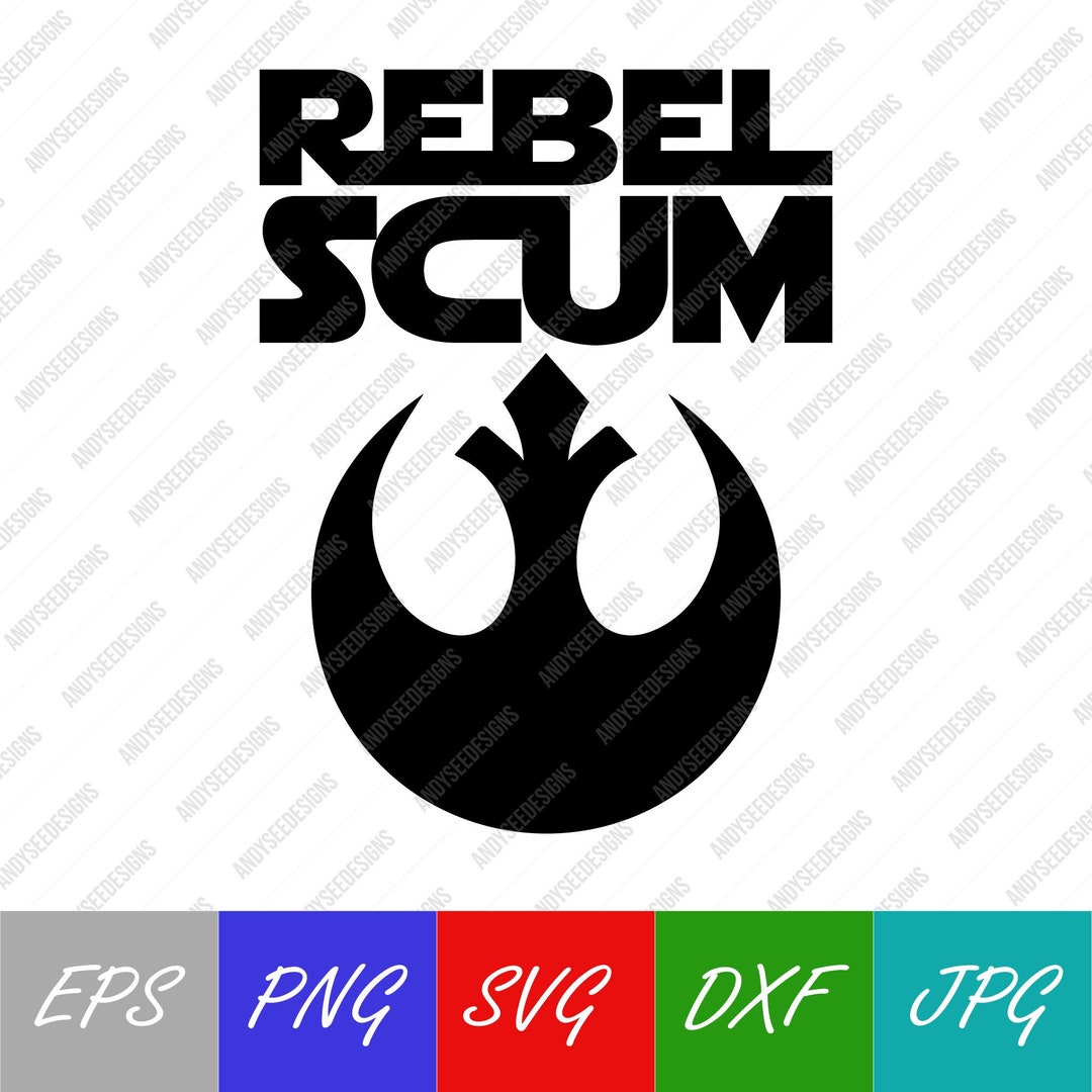 Star Wars SVG Rebel Scum Lt Renz Rebellion Jedi T-shirt - Etsy
