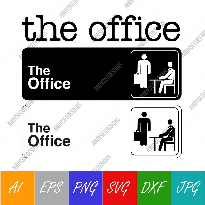 The Office Logo Sign Vector Digital Download SVG Ai EPS - Etsy
