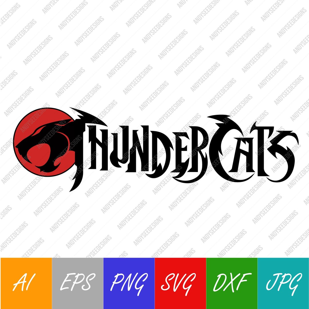 Thundercats Logo Tv Show Comic 80s 90s Vector Digital Download SVG, Ai ...