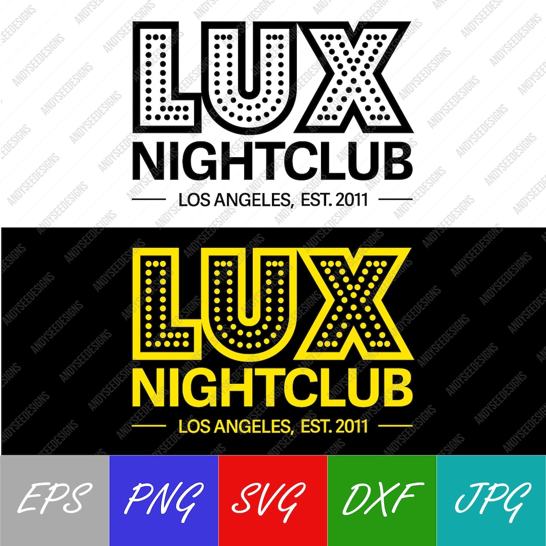 LUX Nightclub, Lucifer SVG, Devil, Club, Vector Digital Download SVG ...